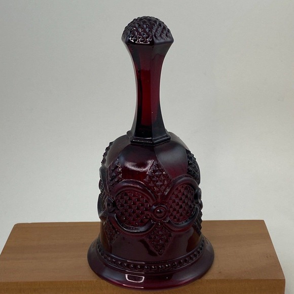 Avon | Accents | Vintage Avon Cape Cod Red Glass Bell | Poshmark